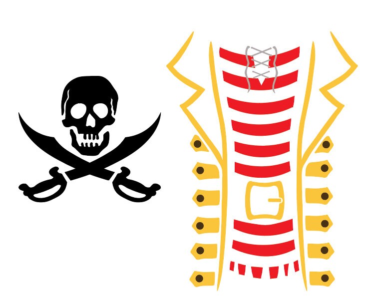 Pirate Outfit SVG - Etsy