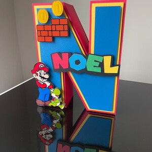 Mario & Luigi / Mario 3D Letters / Mario Party Decorations / Mario and ...