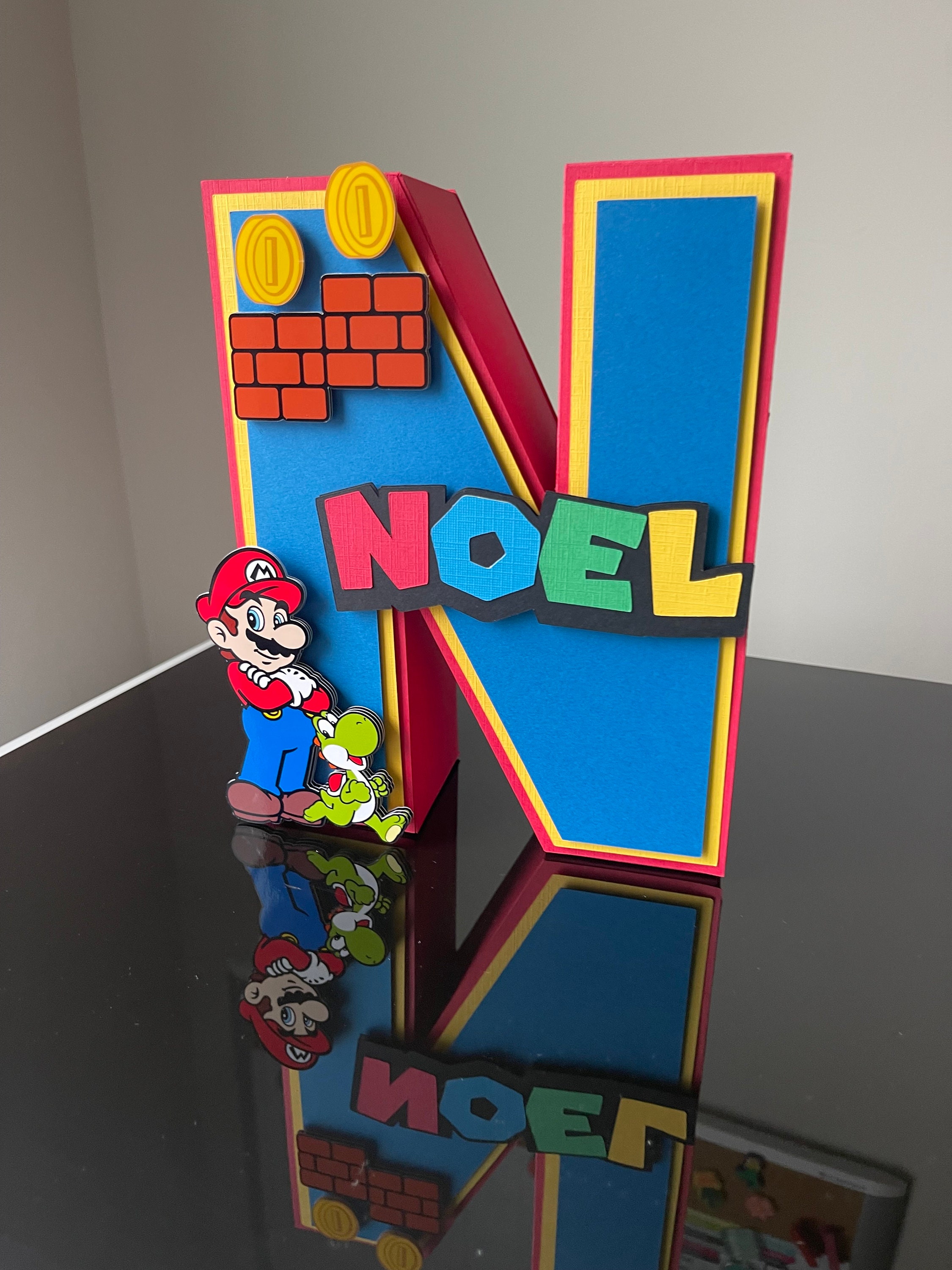 Mario & Luigi / Mario 3D Letters / Mario Party Decorations / Mario and ...