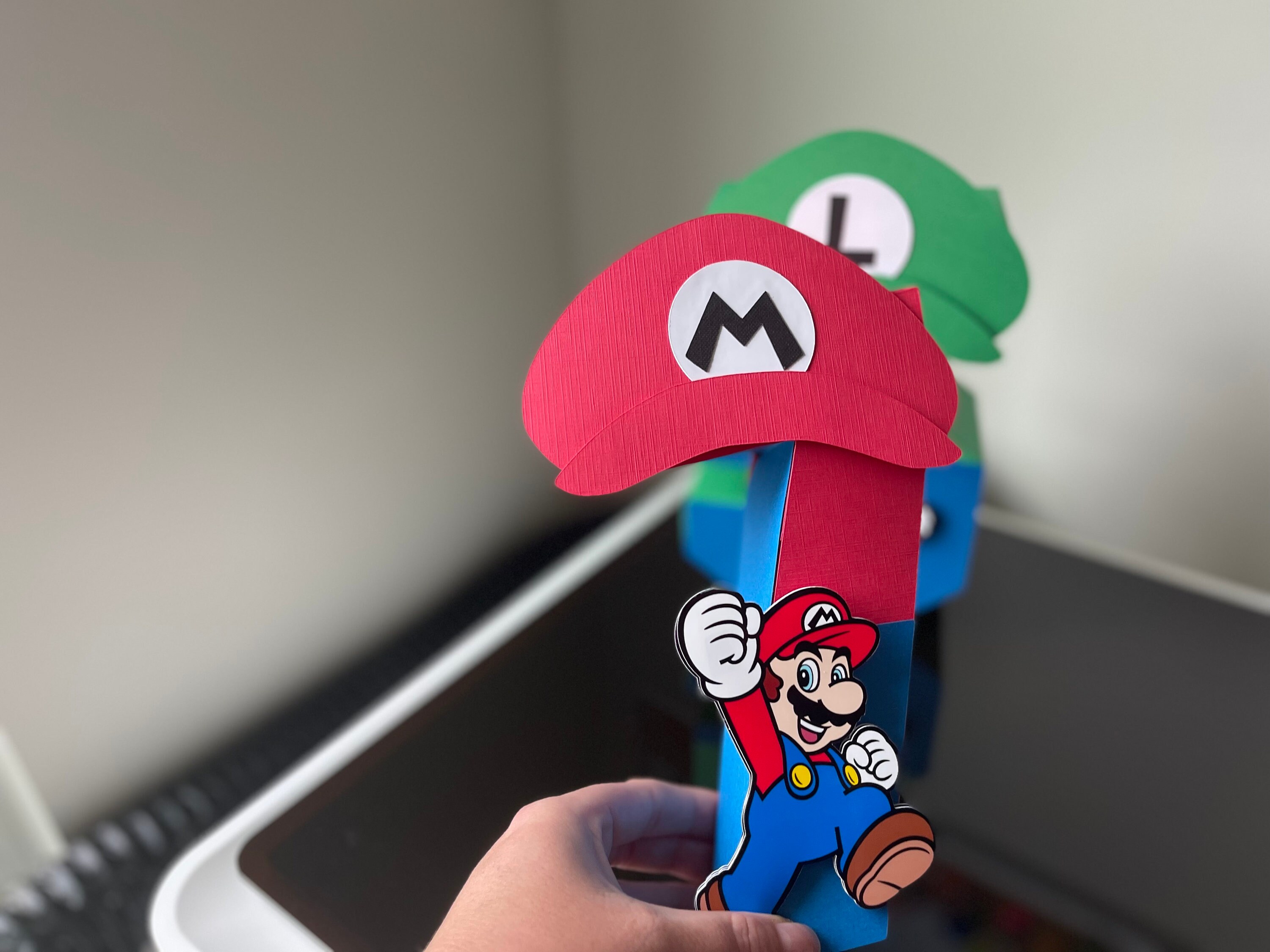 Mario & Luigi / Mario 3D Letters / Mario Party Decorations / Mario and ...