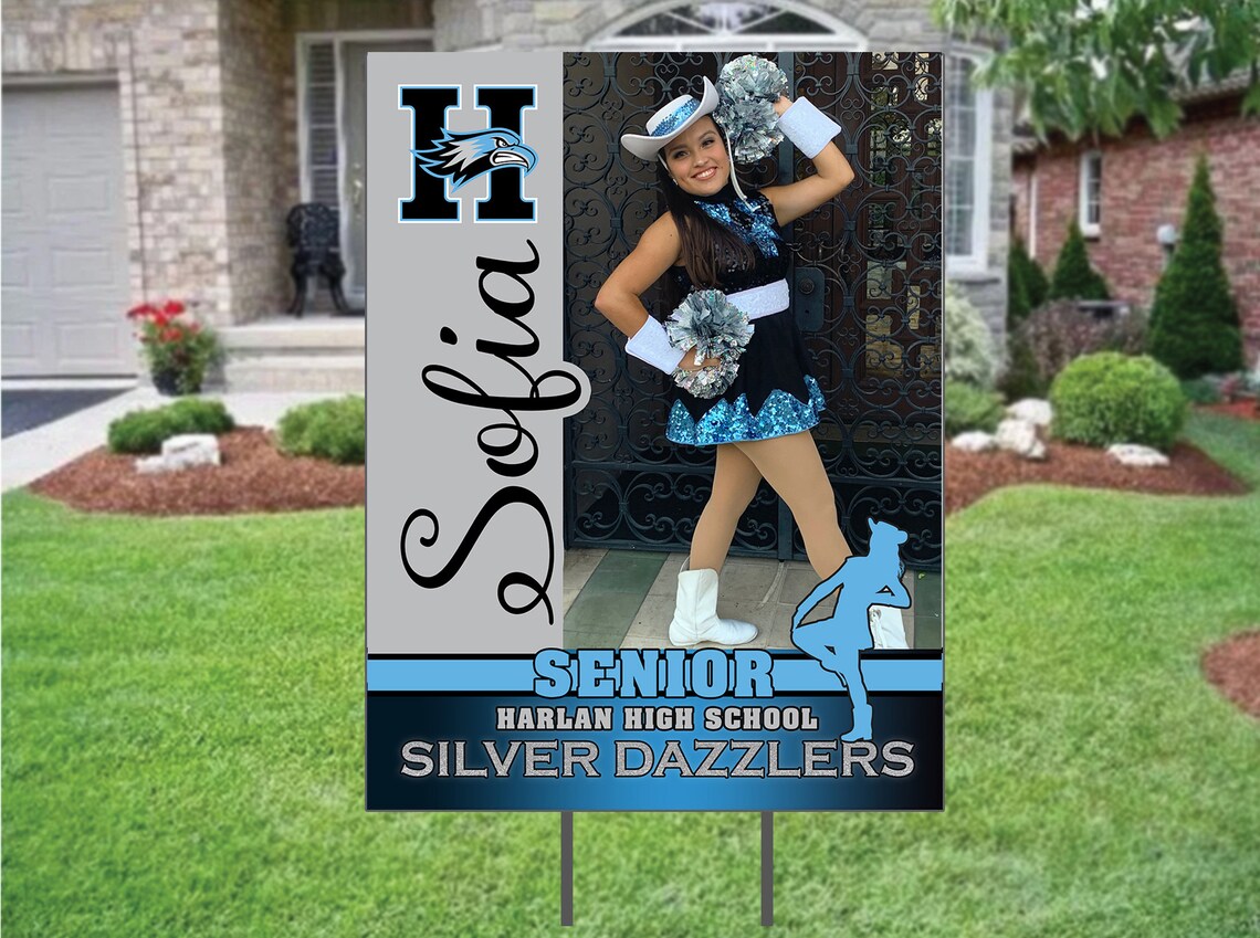 18 X 24 Cheer Dance Pep Squad Yard Signs Any Color Scheme | Etsy