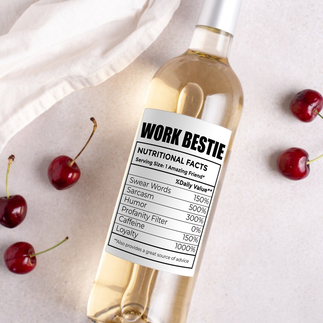 Work Bestie Gift | Birthday Gift for Coworker | Work Bestie Card ...