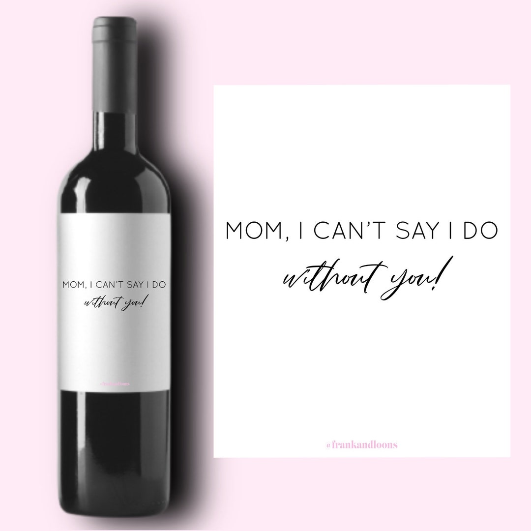 Mother of the Bride Proposal Mom of the Bride Gift I - Etsy