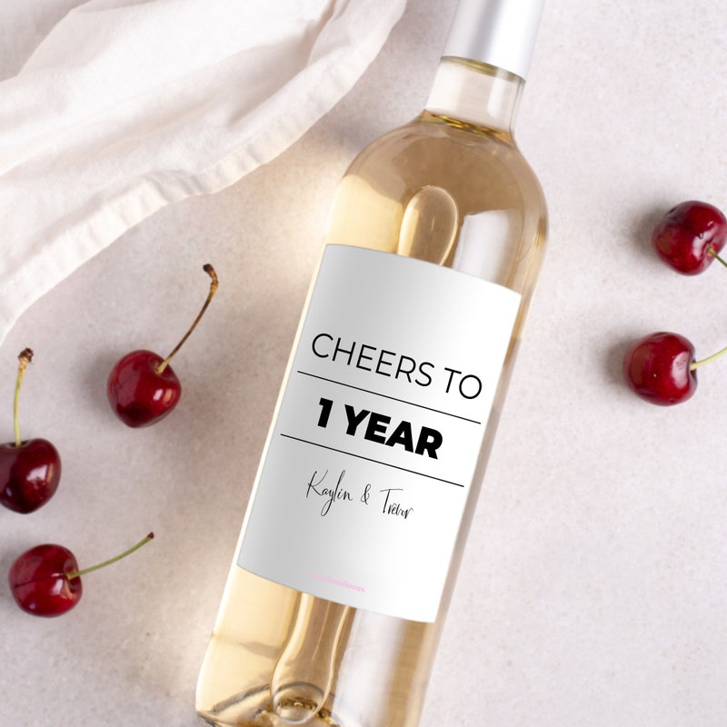 Milestone Wine Label - Etsy