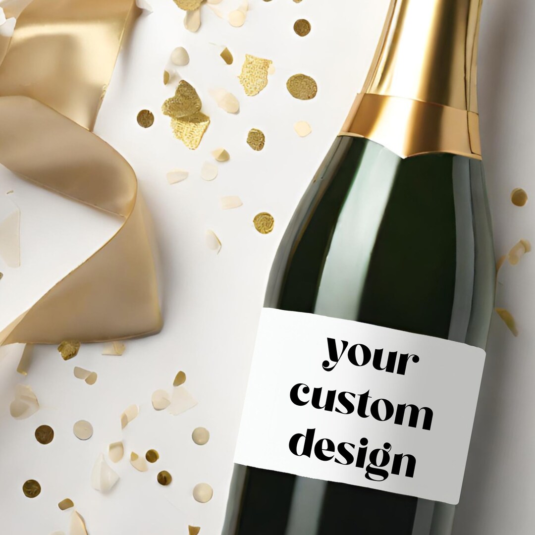 Custom Champagne Labels * Personalized Birthday Gift * Party Favors ...