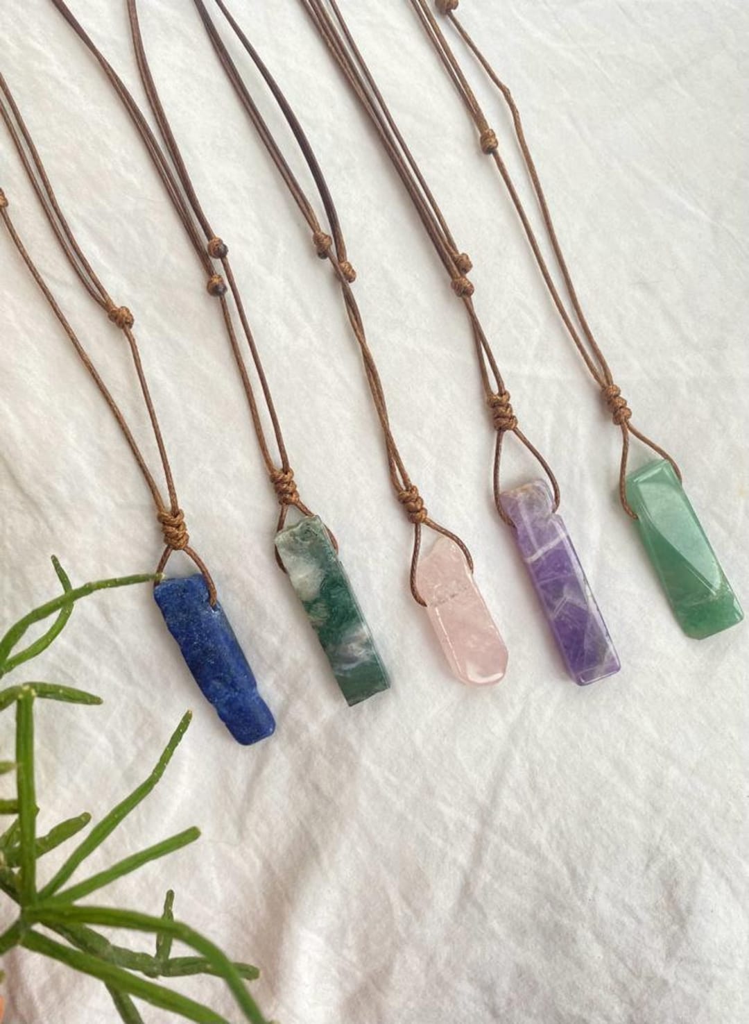 Raw Natural Crystal Shard Necklace. High Grade Crystal Pendant With ...