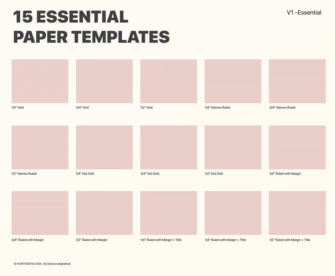 Digital Note Taking Template Landscape Note Template Digital - Etsy