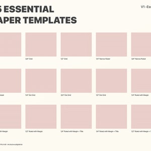 Digital Note Taking Template, Landscape Note Template, Digital Writing ...