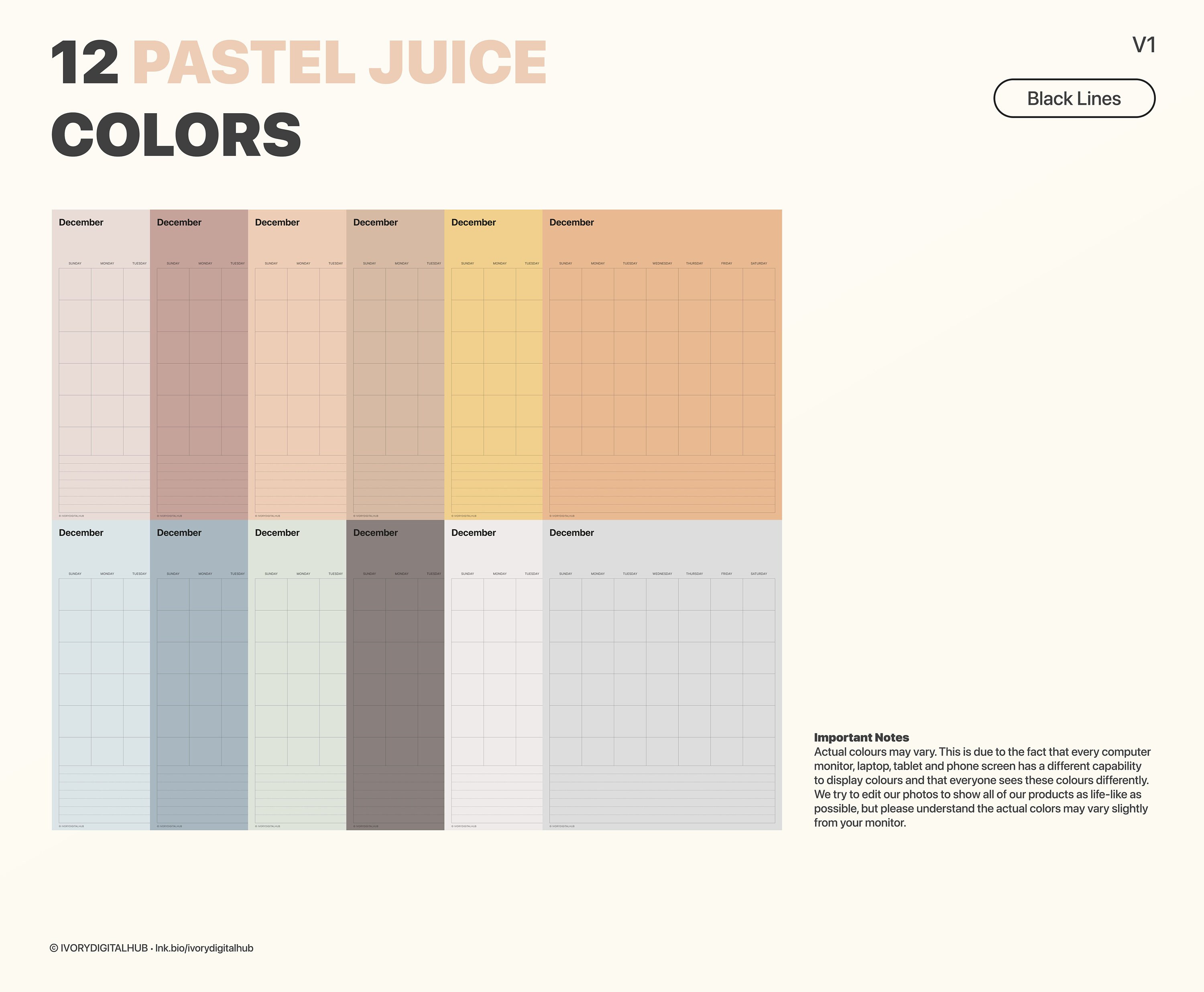 Goodnotes Planner Template Digital Monthly Planner Ipad | Etsy
