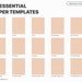 Digital Note Taking Template Goodnotes Template PDF Notebook - Etsy