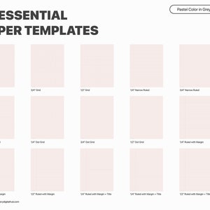 Digital Note Taking Template, Digital Paper Template, Goodnotes Pages ...