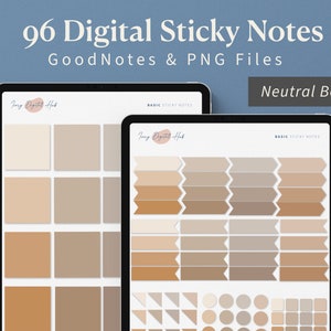 Digital Stickers for Planners Digital Sticky Notes GoodNotes | Etsy