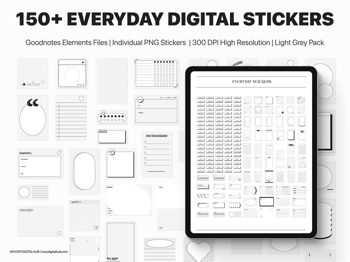 Digital Stickers Digital Stickers for Planners Digital - Etsy