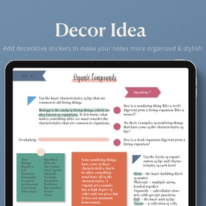 Digital Sticky Notes Digital Sticker Set Digital Sticker for | Etsy