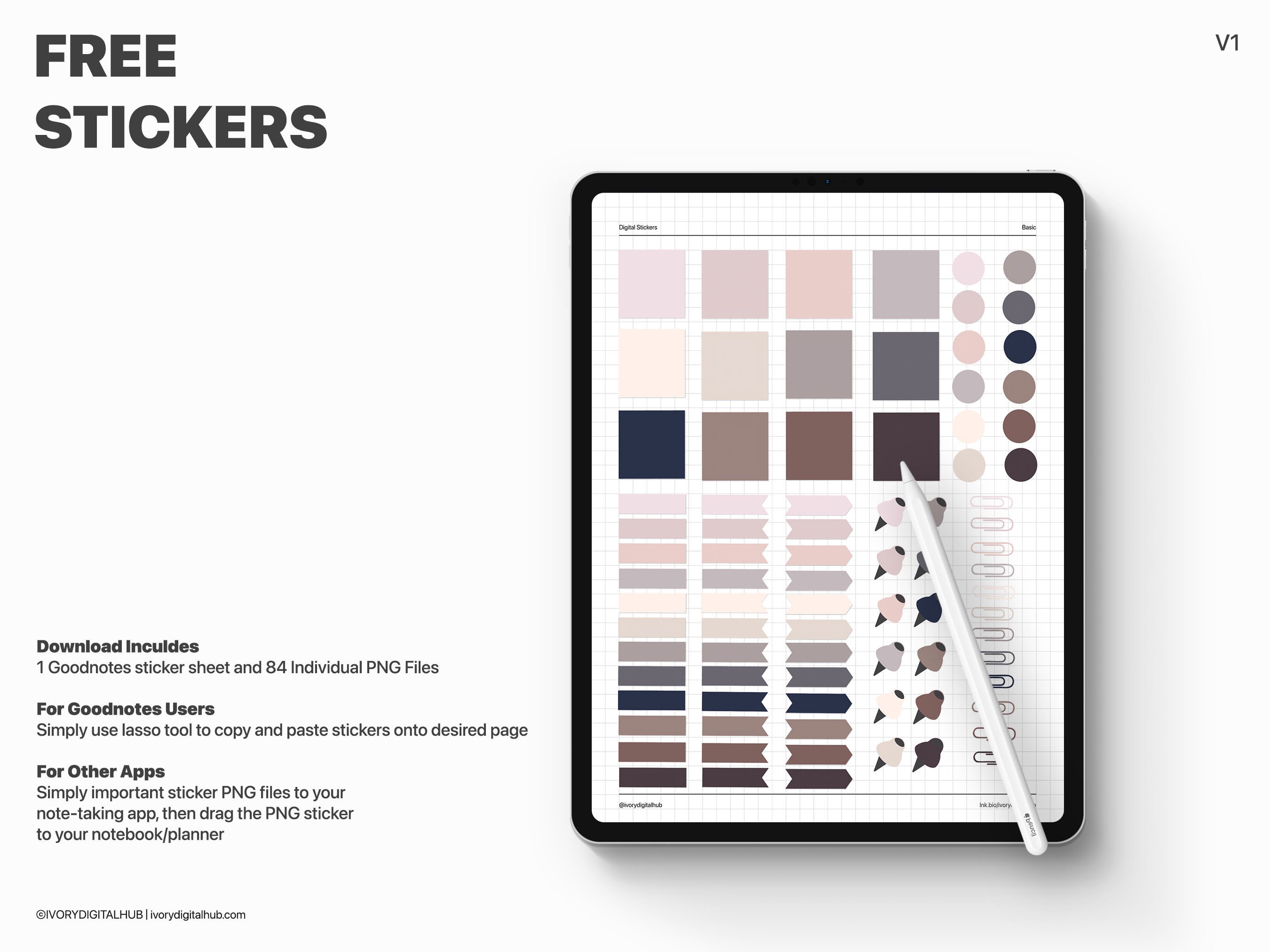 Digital Note Taking Template Landscape Note Template Digital - Etsy