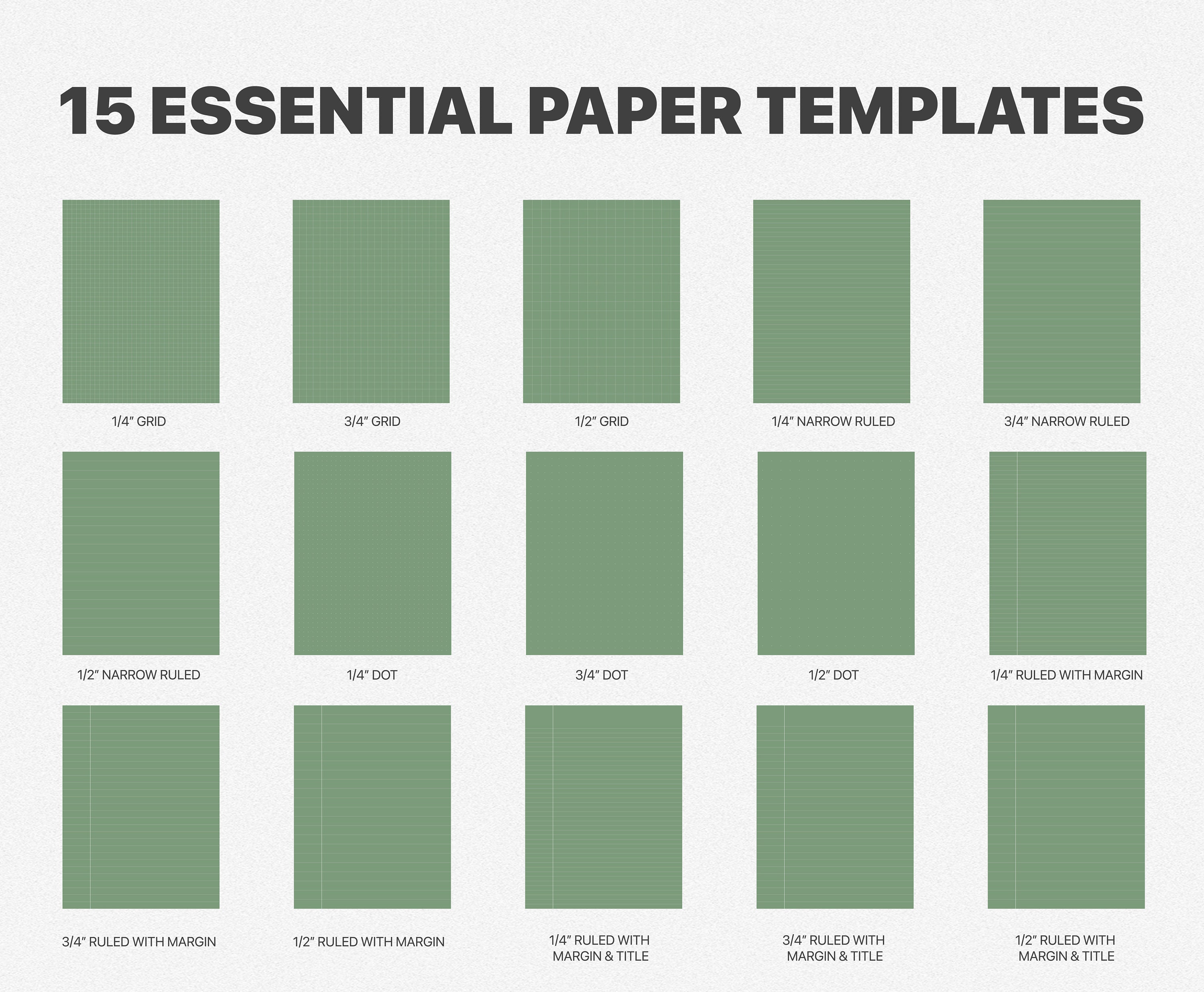 Digital Writing Paper Digital Template Paper Digital Note | Etsy