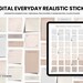 Realistic Digital Stickers Realistic Sticky Notes - Etsy