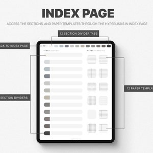 Digital Subject Notebook, Back to School Supplies College, College ...