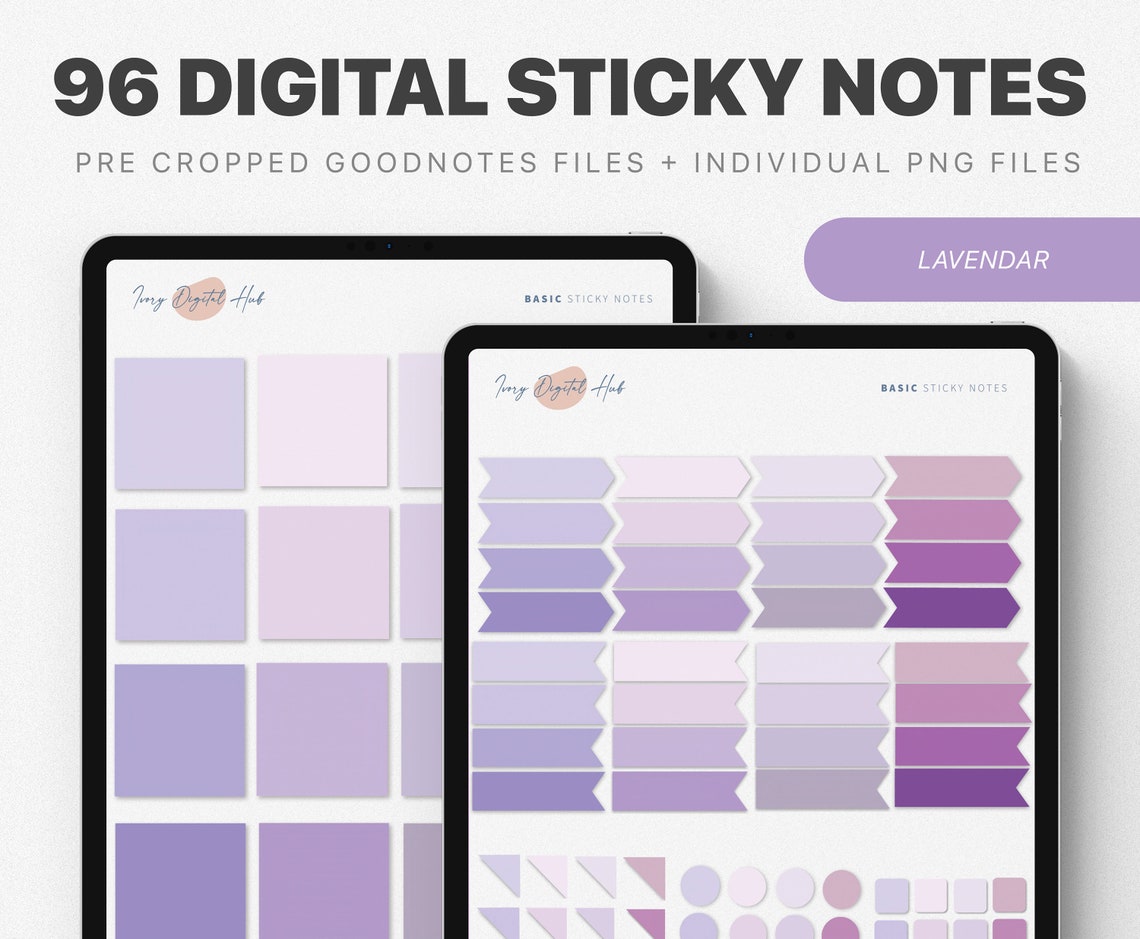 Digital Sticker for Planner Digital Sticky Notes Digital | Etsy