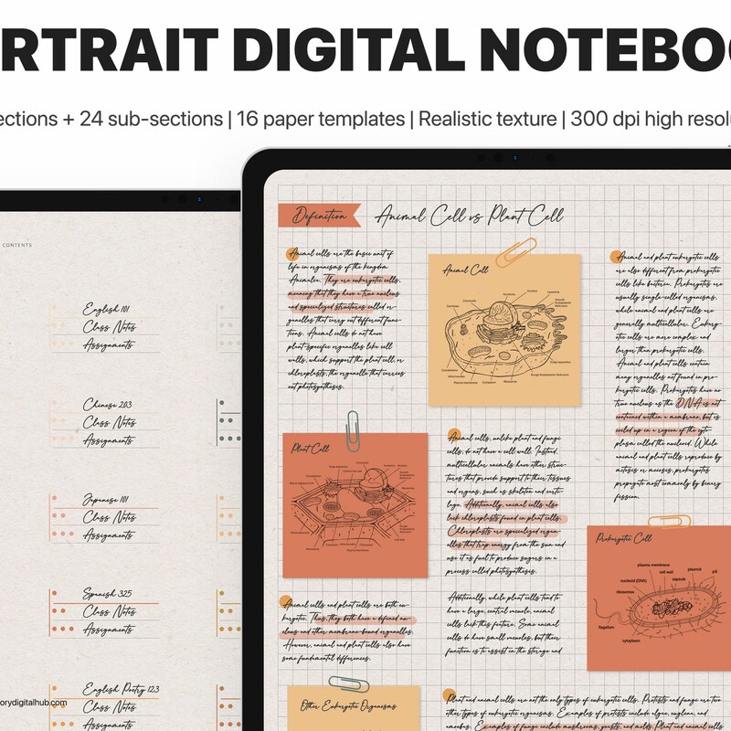 Digital Notebook - Etsy