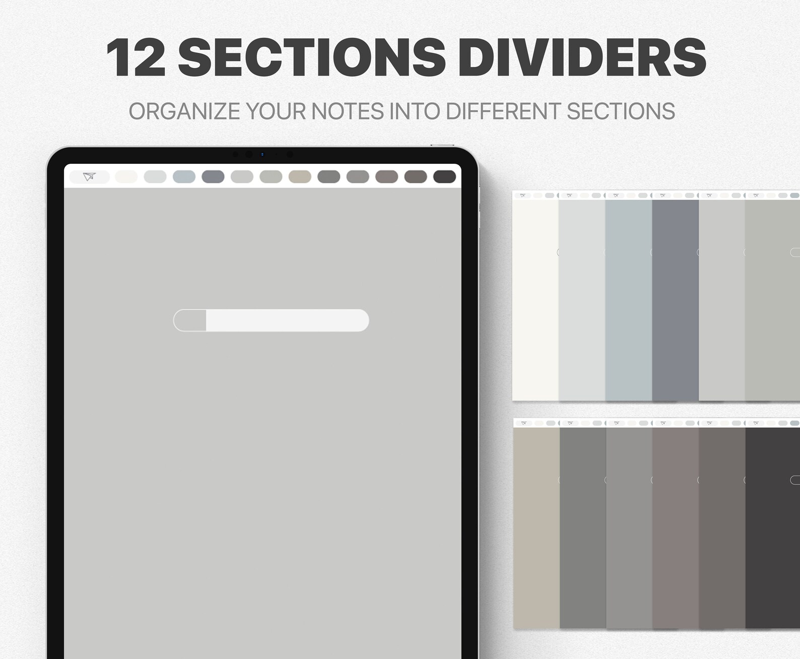 Digital Subject Notebook Back to School Supplies College - Etsy