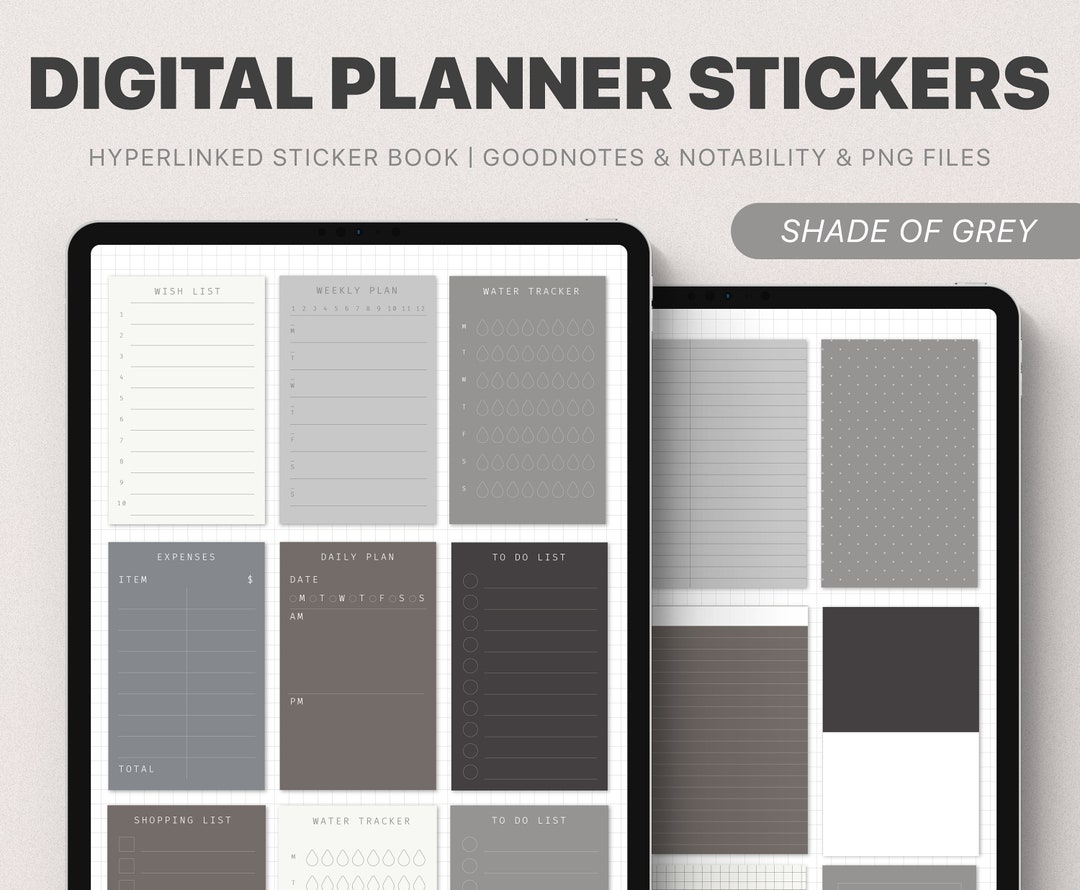 Digital Sticky Notes, Digital Sticker Set, Digital Sticker Book ...
