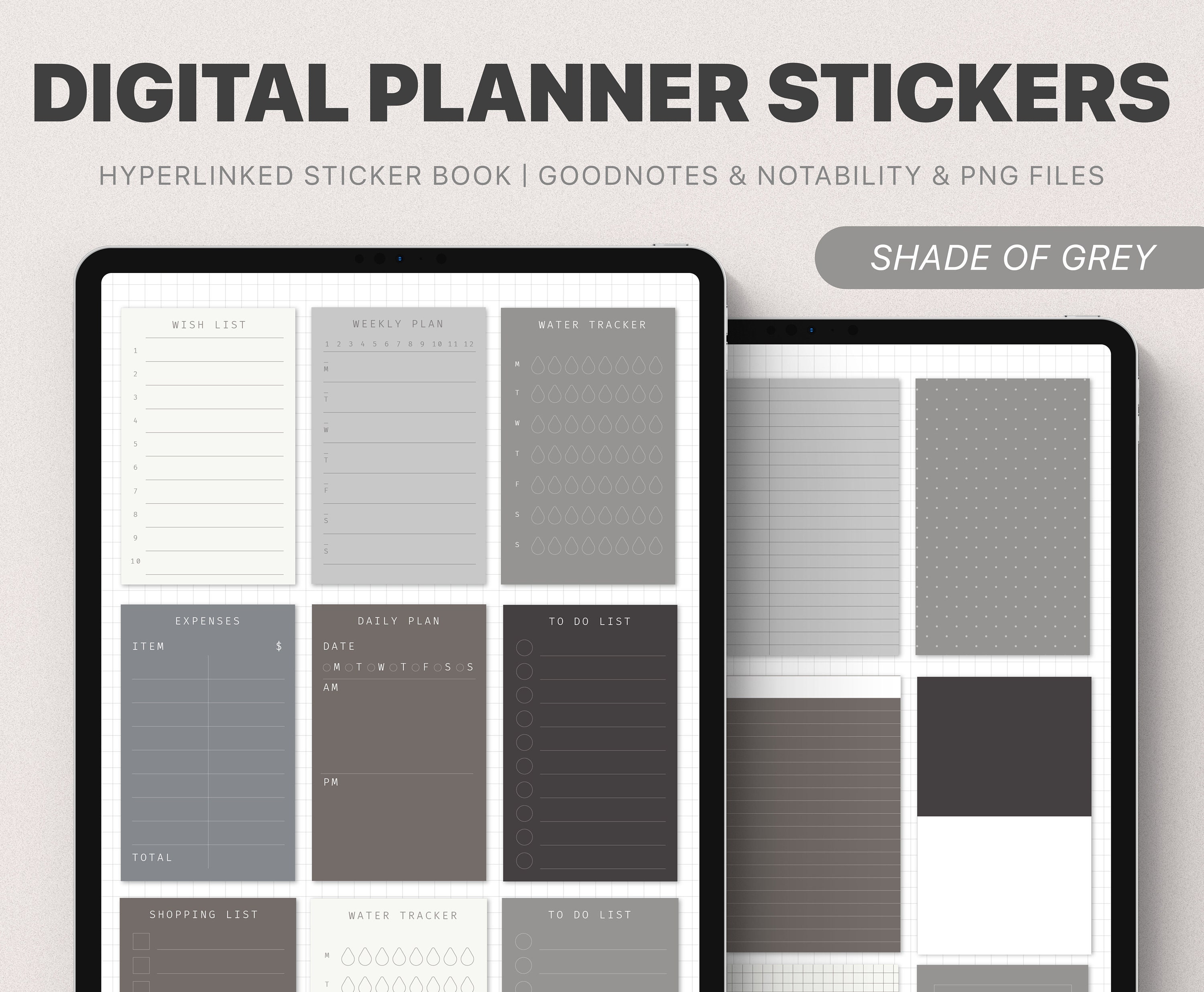 Digital Sticky Notes Digital Sticker Set Digital Sticker - Etsy