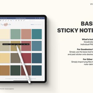 Digital Note Sticker, Digital Sticker Set, Digital Sticker for Planner ...