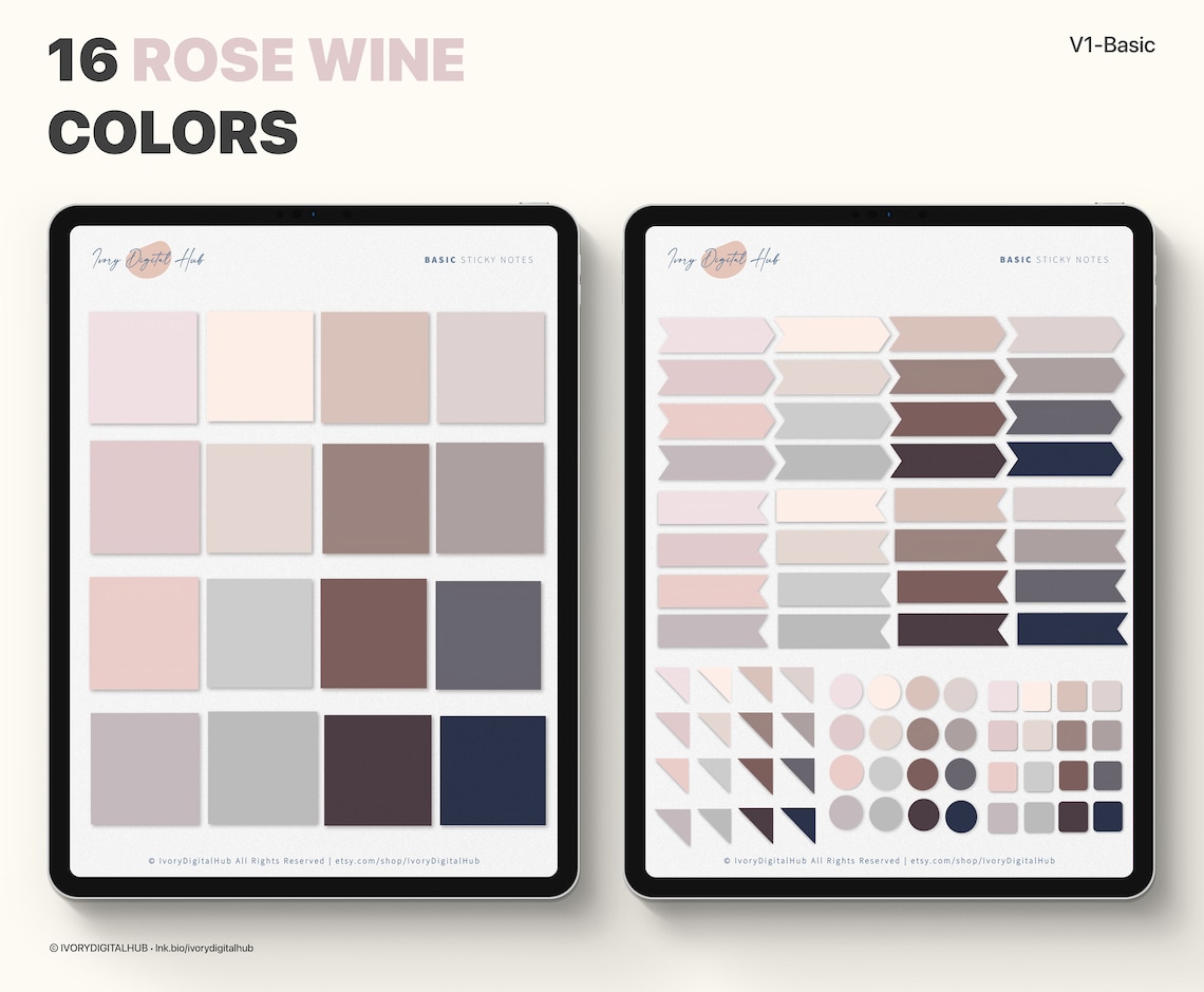 Digital Note Sticker Digital Sticker Set Digital Sticker for | Etsy