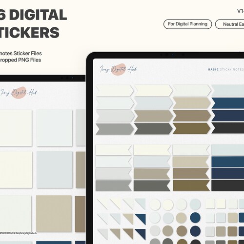 Digital Sticker for Planner Digital Sticky Notes Digital - Etsy