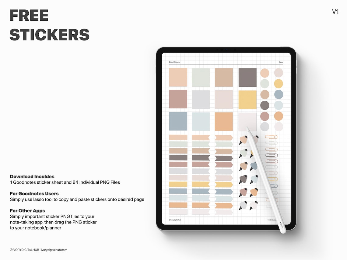 Digital Note Taking Template Goodnotes Template PDF Notebook - Etsy