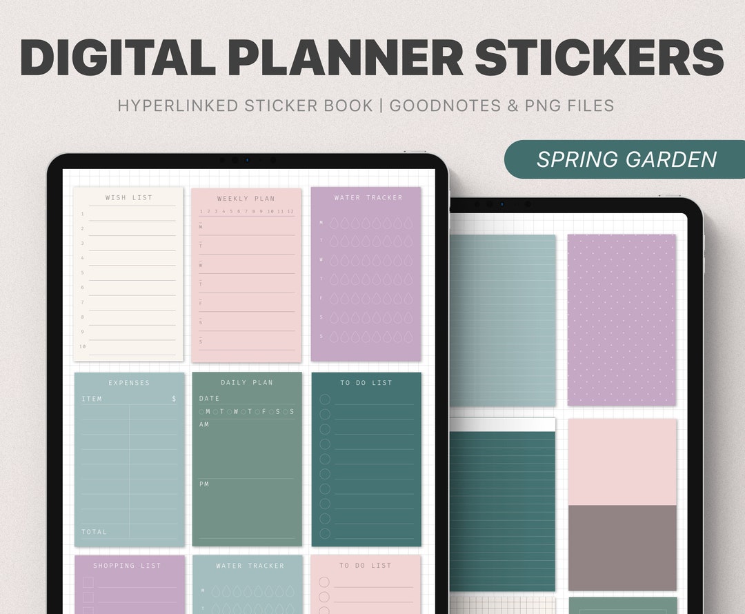 Digital Memo Digital Minimalist Planner Digital Stickers - Etsy