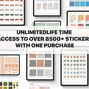 Digital Sticker Bundle, Goodnotes Sticker Bundle, Entire Shop Bundle ...