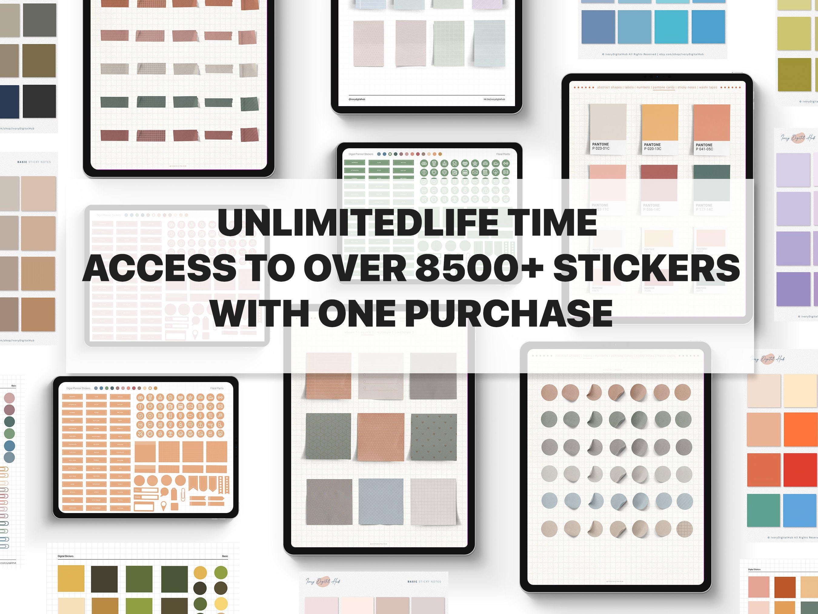 Digital Sticker Bundle Goodnotes Sticker Bundle Entire Shop - Etsy