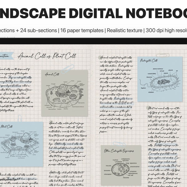 Digital Notebook - Etsy