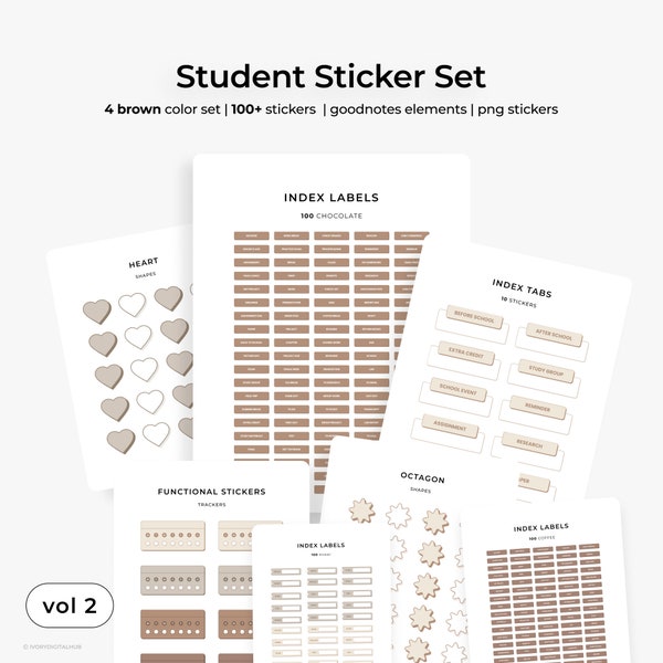 Student Planner Stickers - Etsy