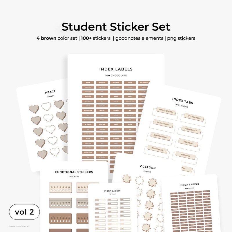 Student Planner Stickers - Etsy