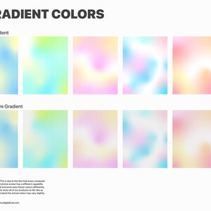 Digital Note Taking Template, Gradient Notes, Digital Note Pages, iPad ...