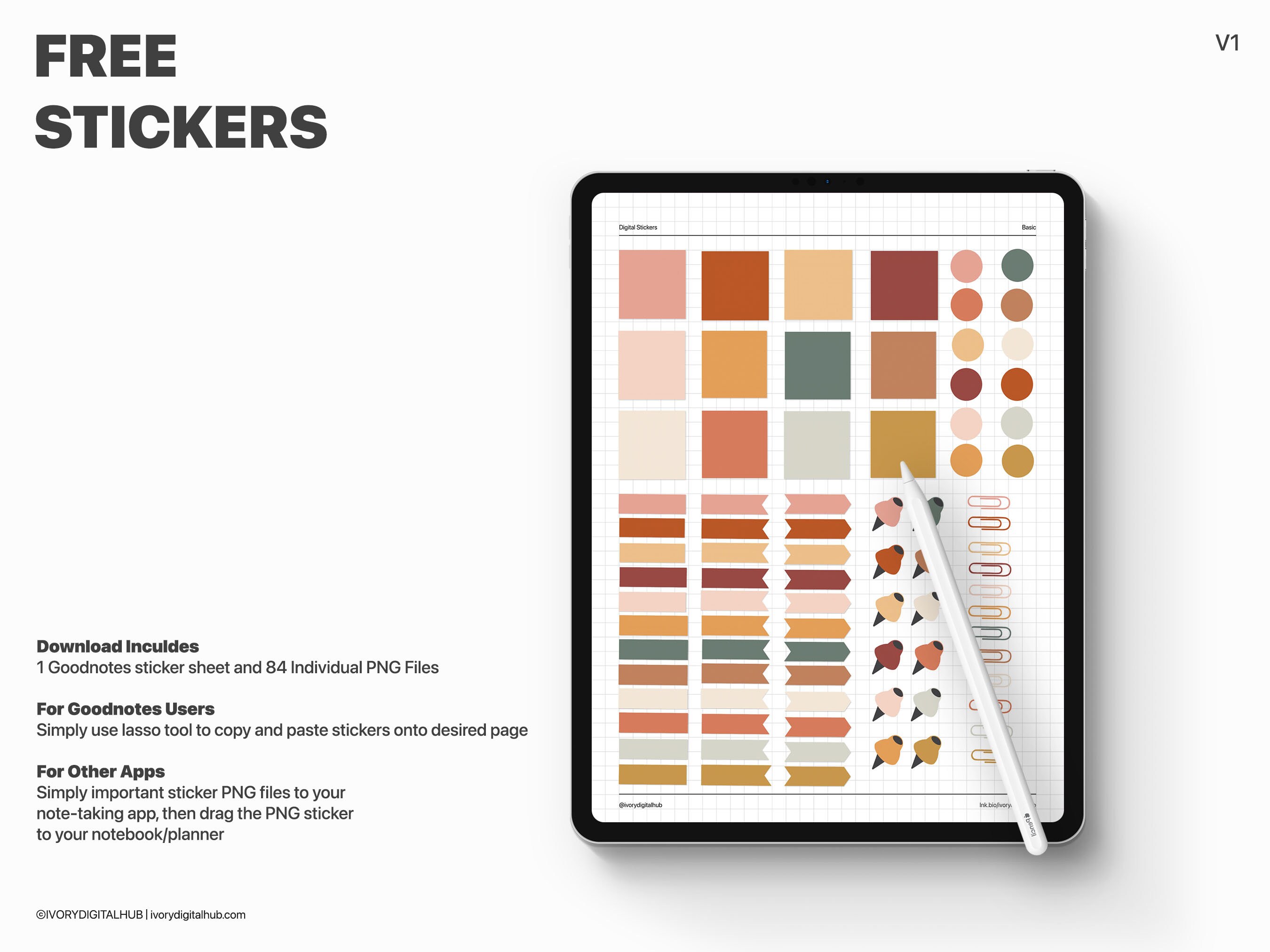 Note Taking for Ipad Goodnote Note Template Digital Paper - Etsy