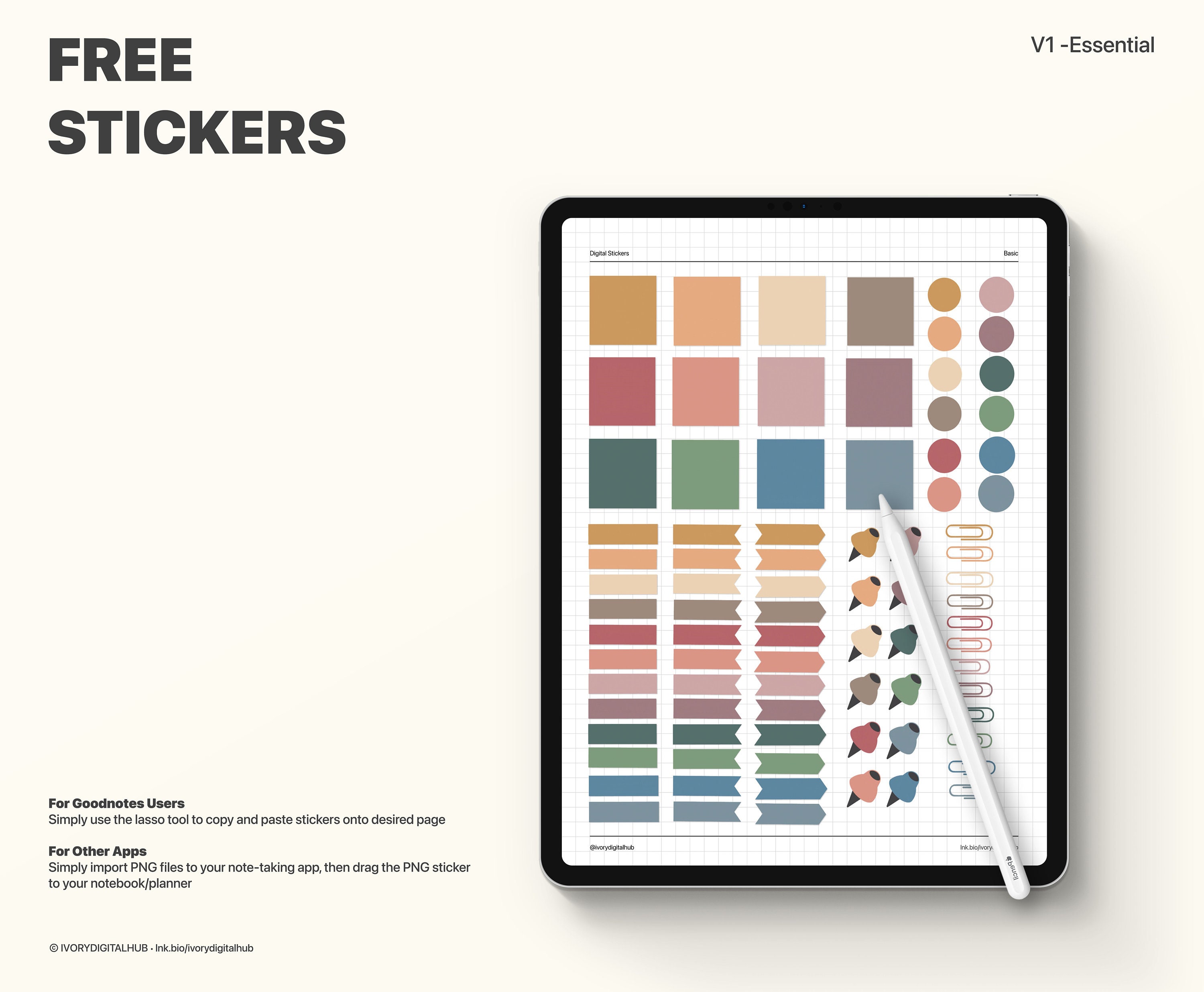 Digital Notebook Pages Ipad Note Taking Templates Note - Etsy Canada