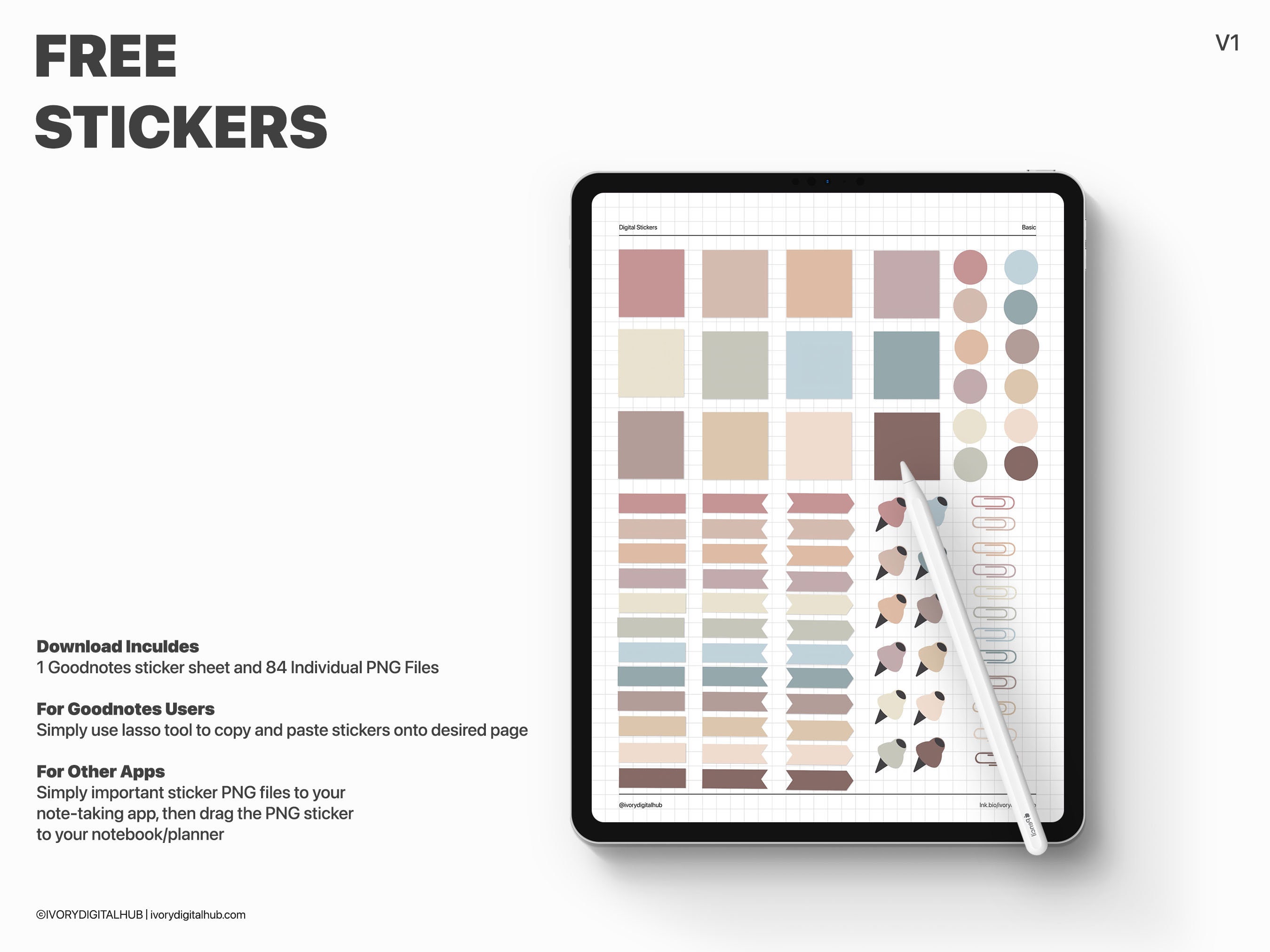 Note Template for Goodnotes Note-taking Template Goodnotes | Etsy