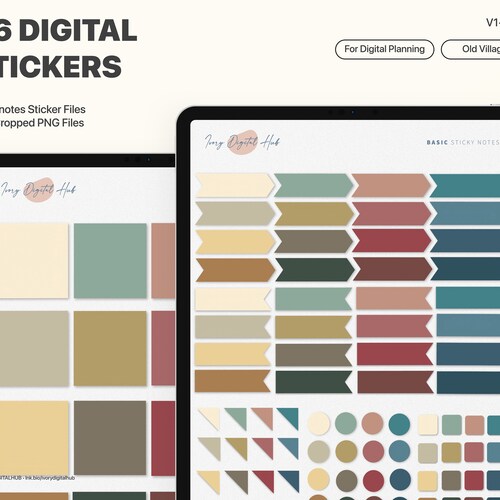 Digital Sticker for Planner Digital Sticky Notes Digital - Etsy