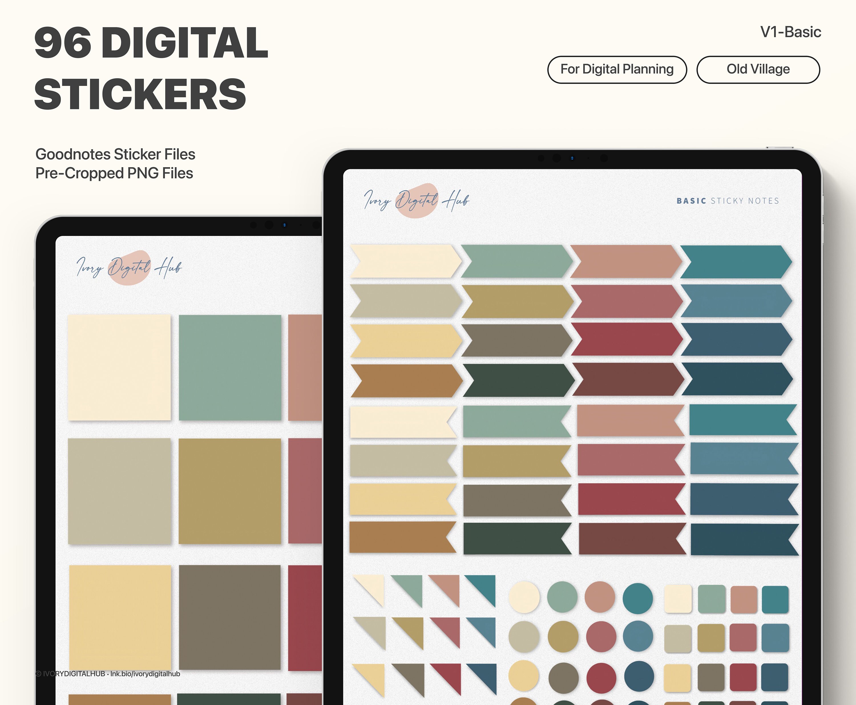 Digital Note Sticker Digital Sticker Set Digital Sticker for - Etsy