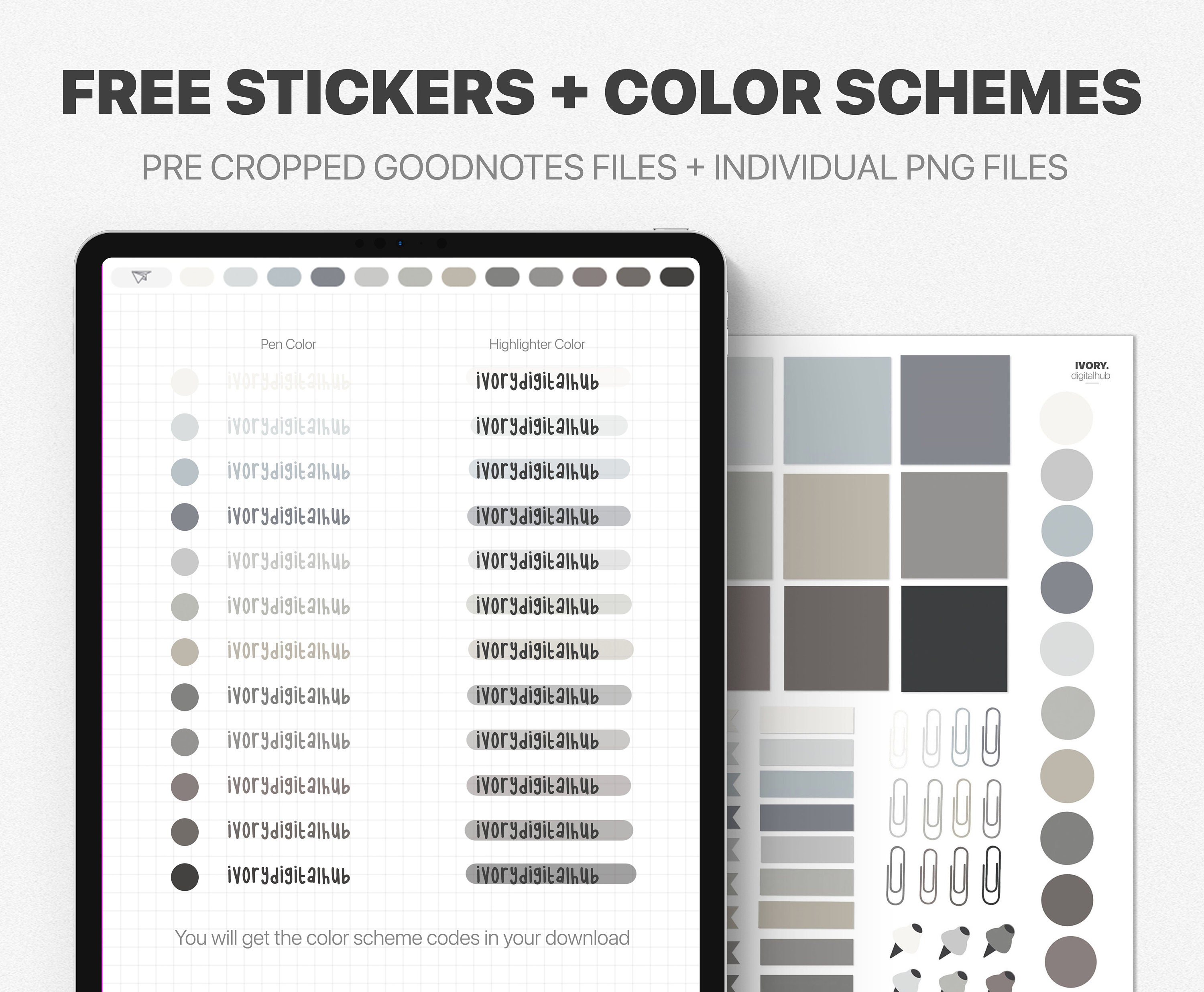 Digital Subject Notebook Back to School Supplies College - Etsy