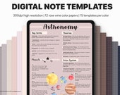 Digital Writing Paper Digital Goodnotes Paper Note Template - Etsy Canada