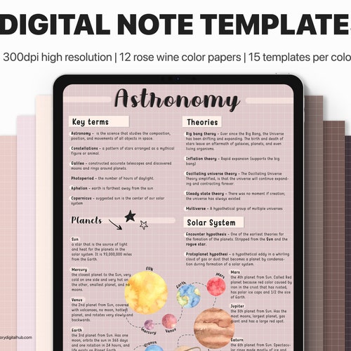 Digital Note Taking Goodnotes Notability Template Nursing - Etsy