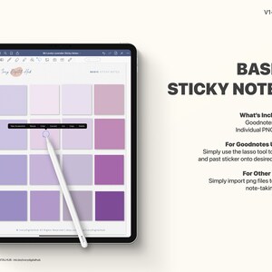 Digital Sticker for Planner, Digital Sticky Notes, Digital Sticker Pack ...