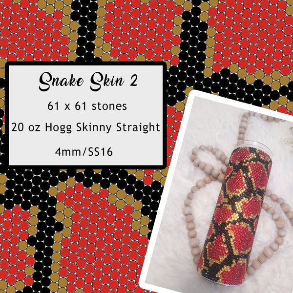 Tumbler Rhinestone Patterns - Etsy