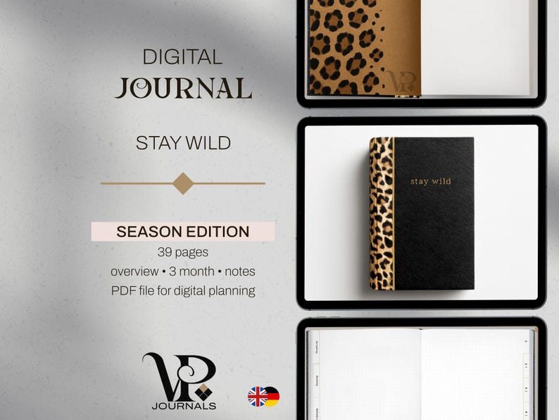 Digital Journal SEASON Edition | Calendar Tabs | Notebook | Planner ...