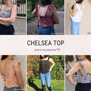 Chelsea Square Neck Top Sewing Pattern | Digital PDF Printable Patterns ...